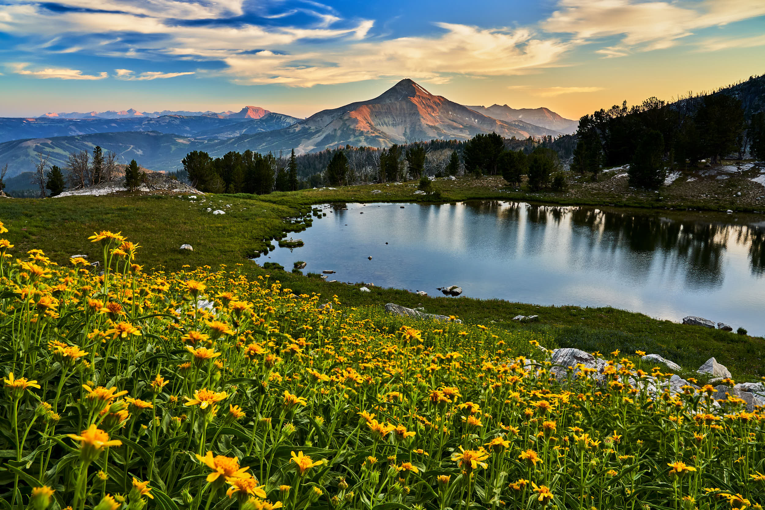 Beehive Basin Sunset